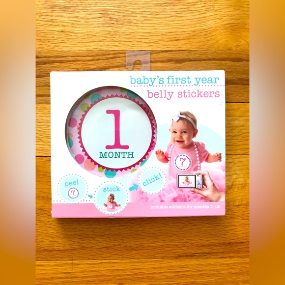 Stepping Stones | Other | Nib Babys First Year Picture Stickers New In ...